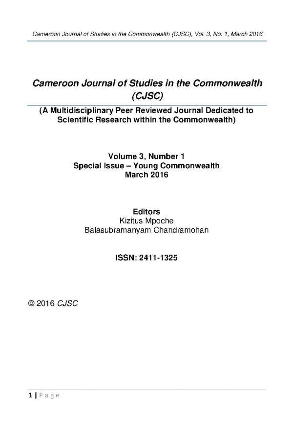 Cameroon Commonwealth Journal